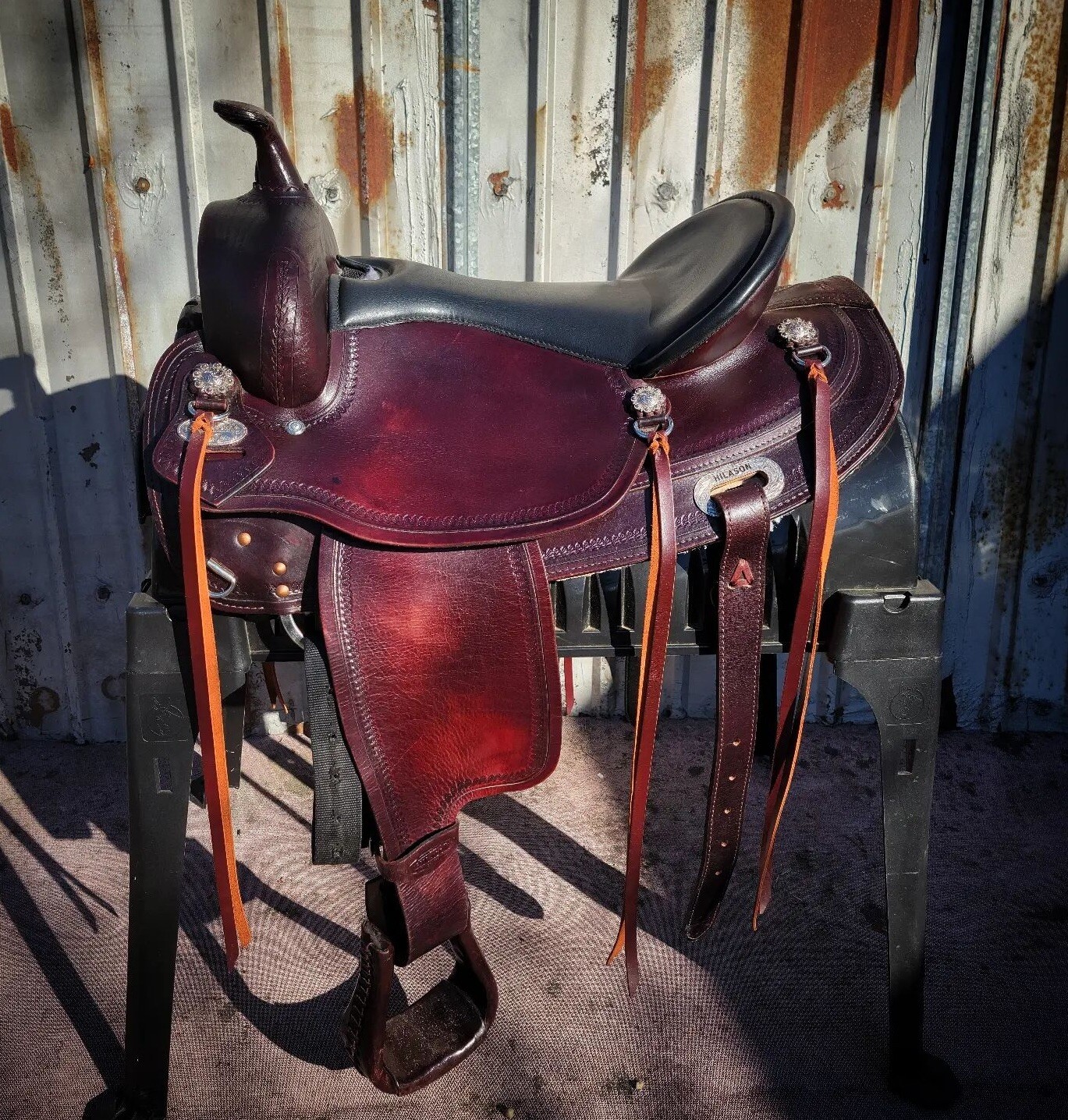Hilason Treeless Western Draft Saddle | eBay