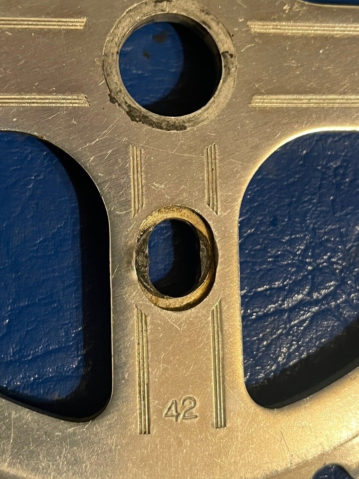 REDLINE BUBBLE FONT 401 Flight SPROCKET STAMPED CHAINRING 42 Tootn OLD ...