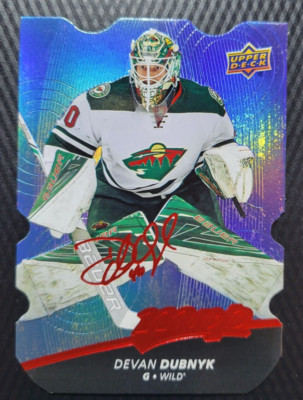 2017-18 UDC MVP Colors & Contours Level 2 Blue DEVAN DUBNYK Minnesota ...