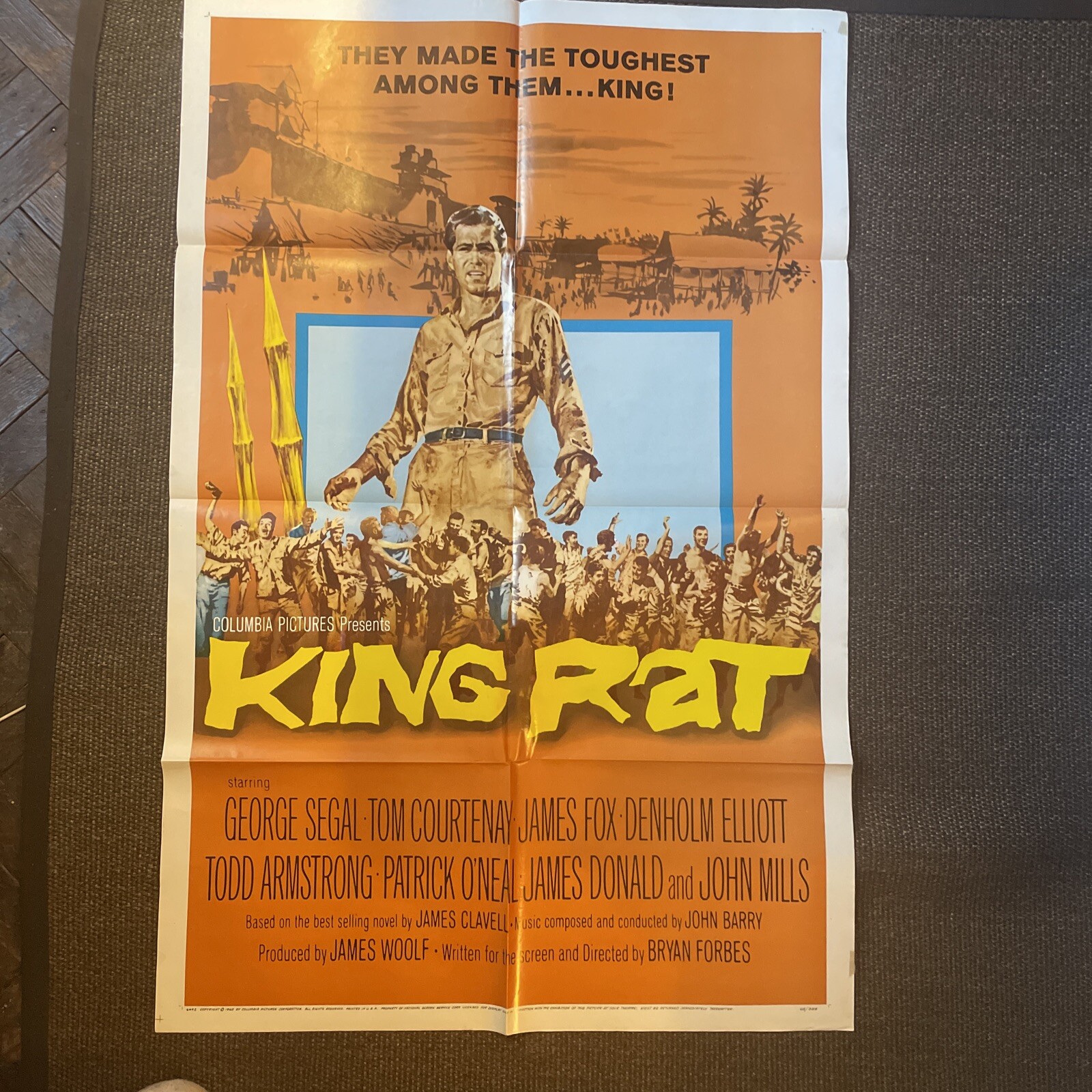 King Rat (1965) Original 1 sheet poster 27x 41 George Segal | eBay