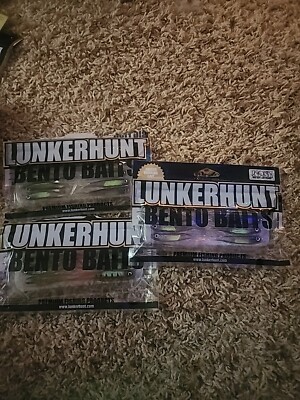 Lunkerhunt Bento Baits Set of 3(lot) unused | eBay