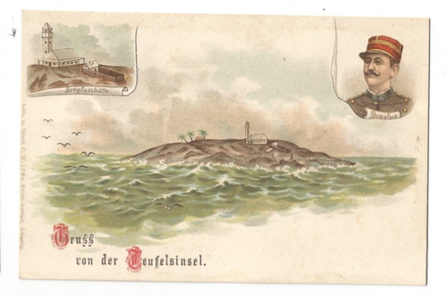 JEWISH DEVILS ISLAND SOUTH AMERICA PRISON CAPTAIN ALFRED DREYFUS FRANCE ...