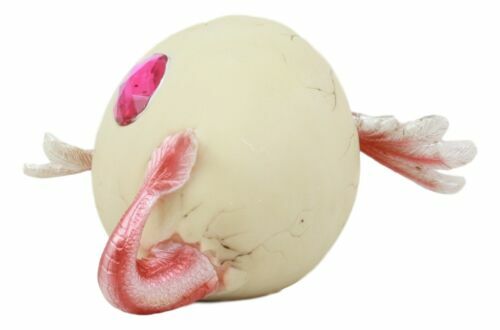 July Birthstone Dragon Egg Statue Ruby Pink Gem Birthday Dragon ...