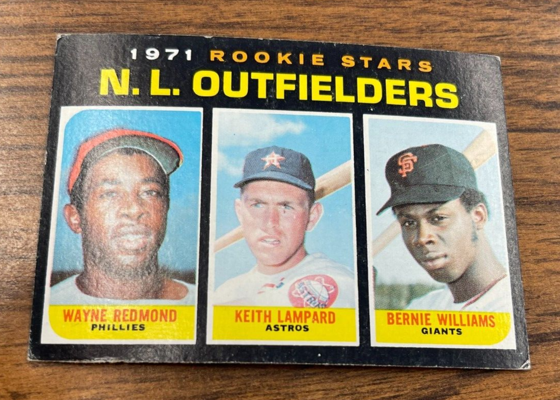 1971 TOPPS #728 NATIONAL LEAGUE ROOKIE STARS OUTFIELDERS REDMOND ...