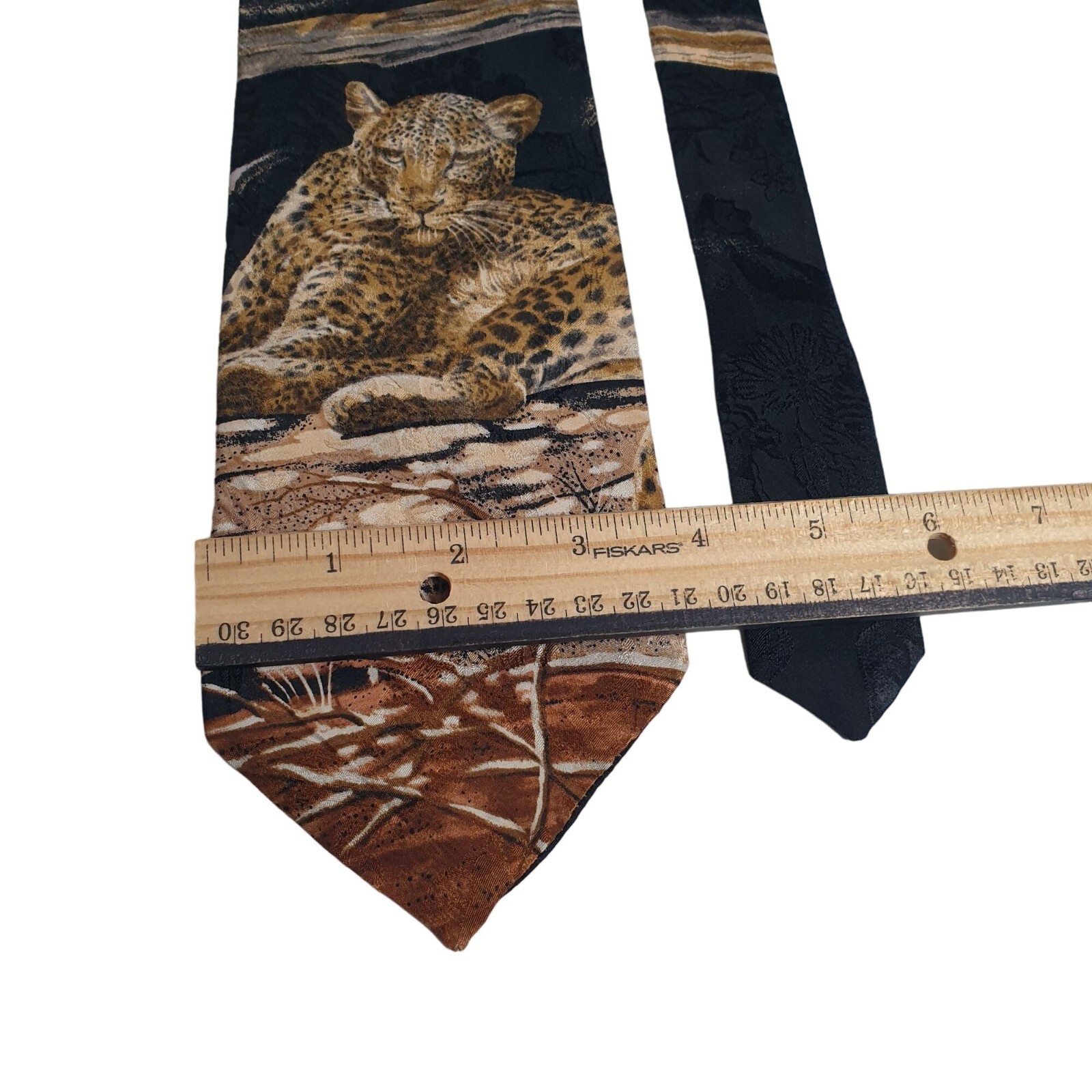 Wembley Endangered Species Leopard Men Necktie Tie De… - Gem