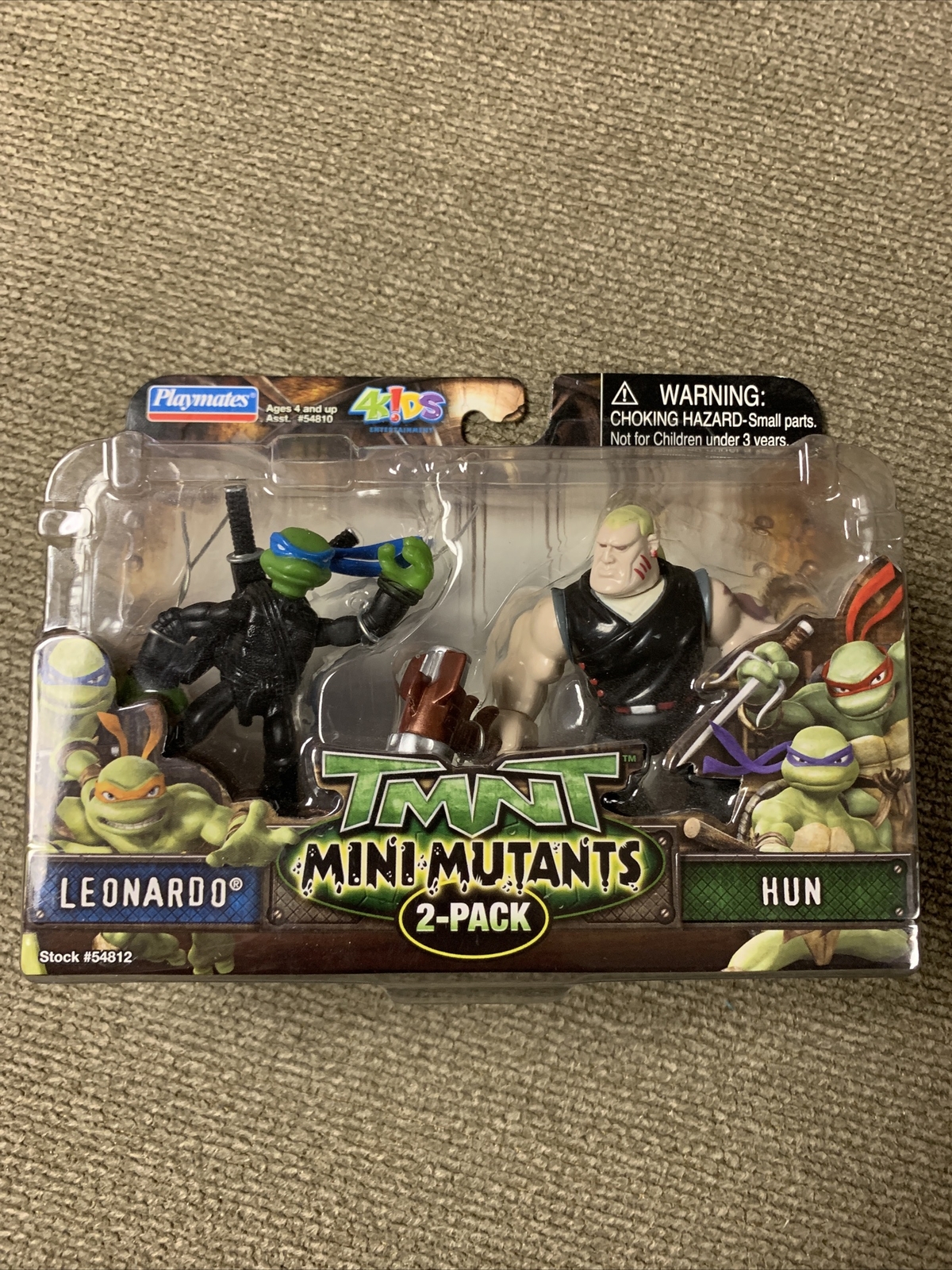 Teenage Mutant Ninja Turtles TMNT (2007) Mini Mutants Leonardo vs. Hun ...