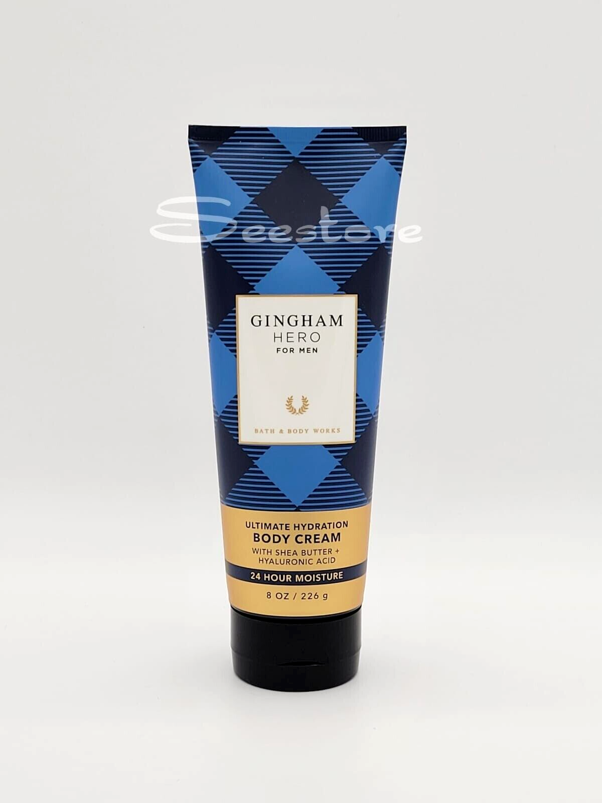 Bath & Body Works Gingham Hero Men's Collection Body Cream for Men 8 oz ...