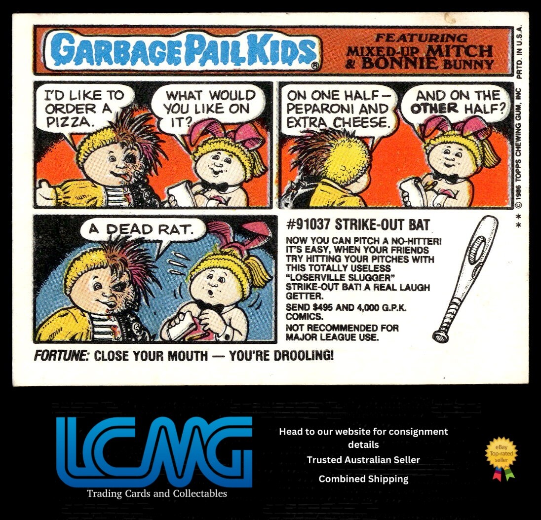 1986 Garbage Pail Kids Series 6 Trading Card - 245b BARBIE Q. | eBay UK
