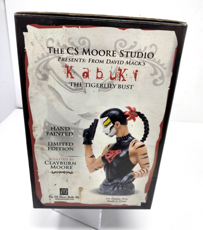 CS Moore Studio and David Mack's LTD Edition Tigerlily Bust #464 of 750 ...