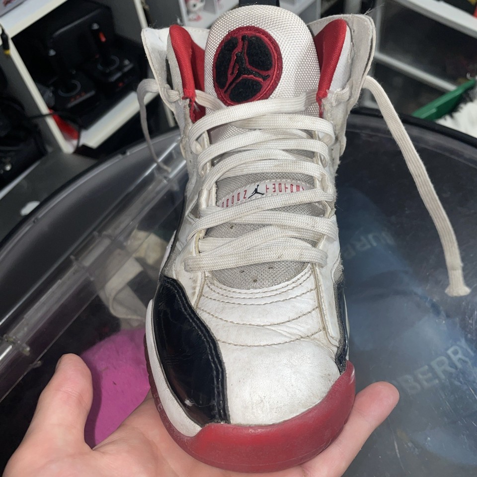 Nike Air Jordan Jumpman Two Trey "Bred" White Black Red DO1925-106 Men ...