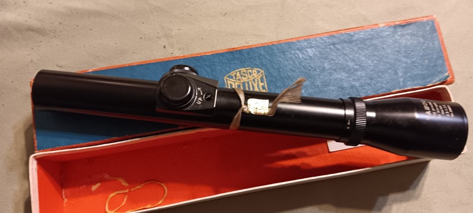 VINTAGE NOS TASCO DELUX RS 212 2.5x20 RIFLE SCOPE JAPAN | eBay