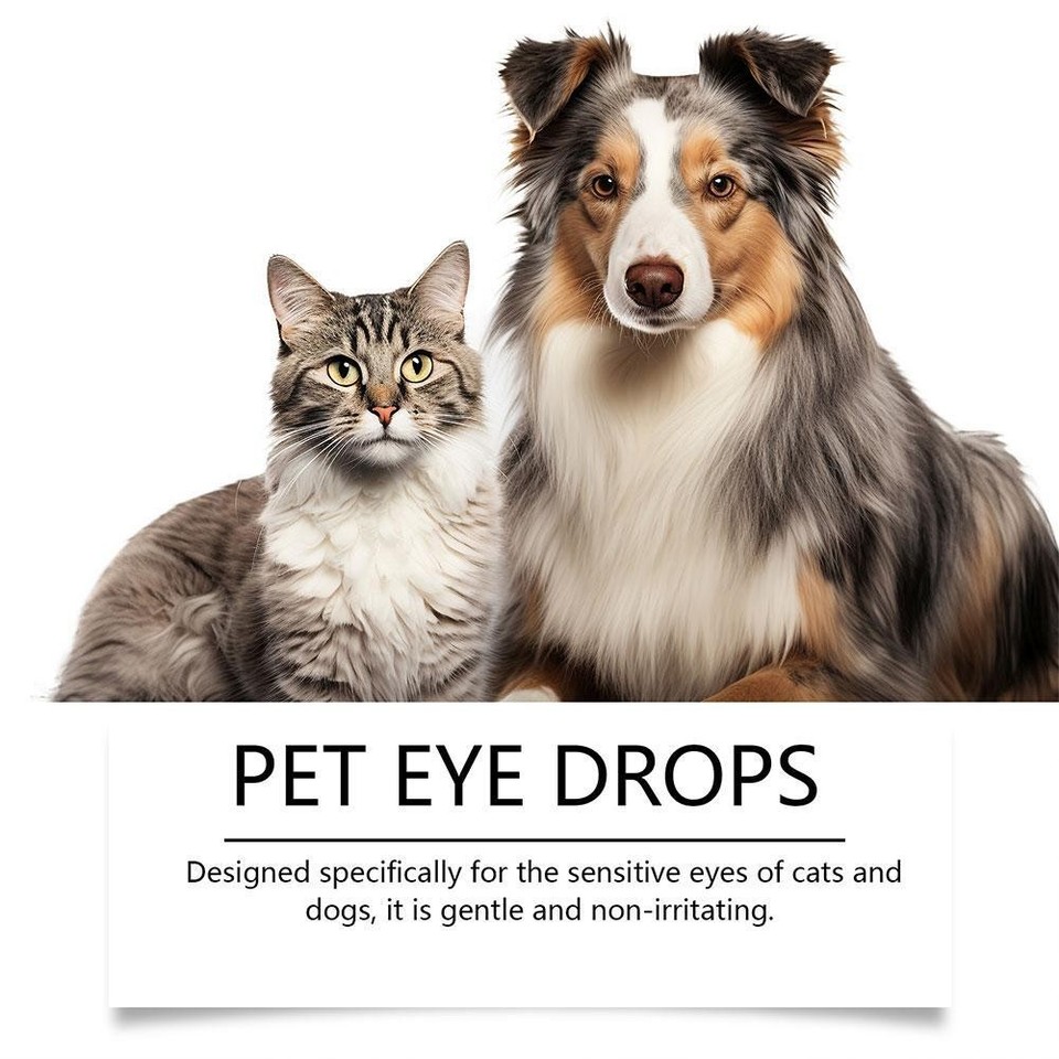 60ml Pet Eye Drops Cats And Dogs To Remove Tear Marks Itching Eye ...