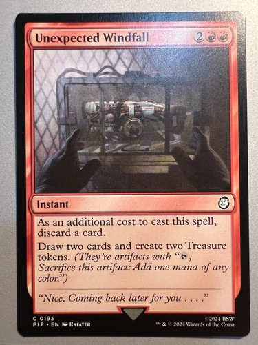 Unexpected Windfall Universes Beyond: Fallout Regular MTG | eBay