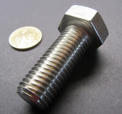 18-8 A2 Stainless Steel Bolt, FT, Metric, M20 x 2.5 x 55 mm Length, 2 ...