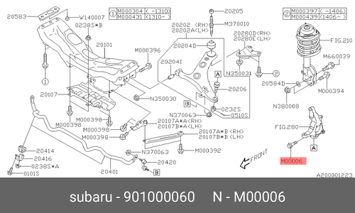 Genuine OE Flange Bolt 901000060 For Subaru 90100-0060 | eBay.de