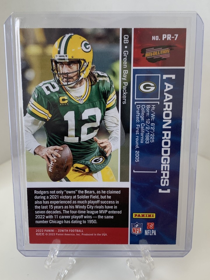 2022 Panini Zenith - Pacific Revolution #PR-7 Aaron Rodgers | eBay