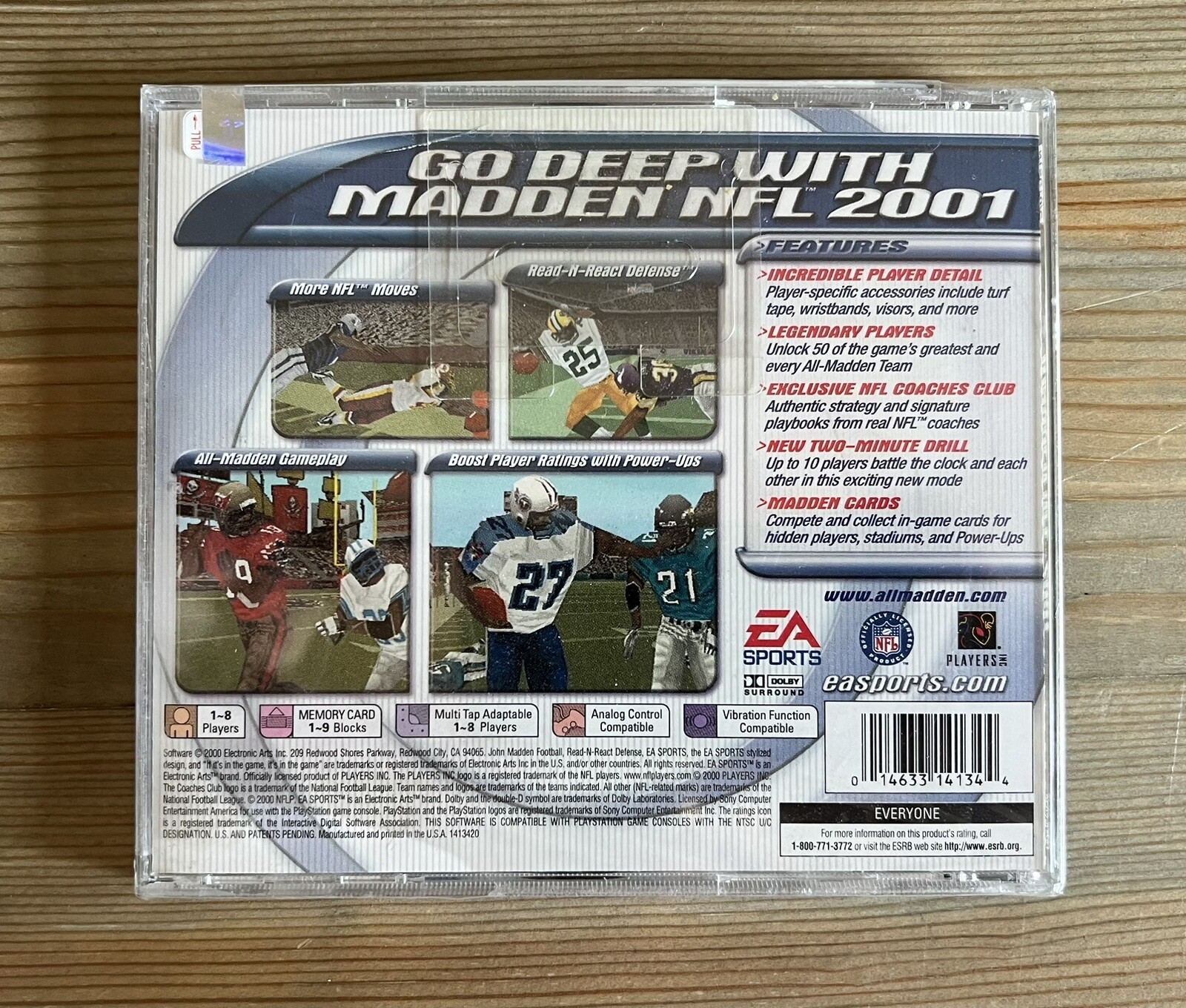Madden NFL 2001 (Sony PlayStation 1, 2000) for sale online | eBay