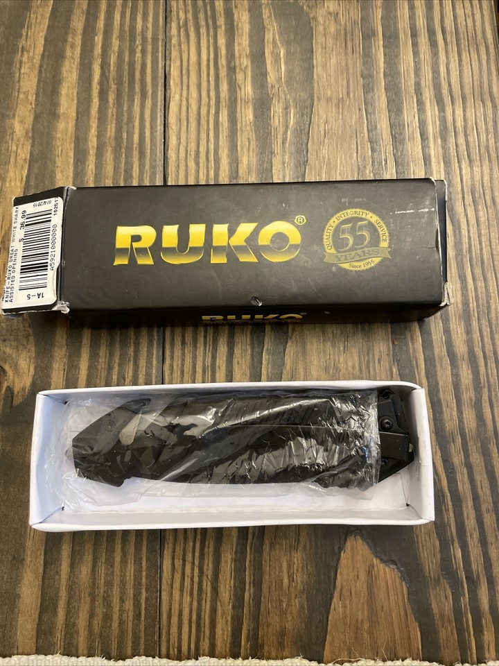 ruko great white shark assisted opening knife | eBay