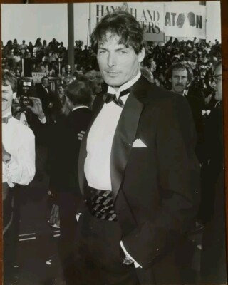 Christopher Reeve, Superman Actor At Award Show, Original Type 1 Photo ...
