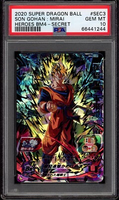 Super Dragon Ball Heroes Son Gohan Mirai Big Bang Mission 4 BM4 SEC3 PSA 10 Gem | eBay
