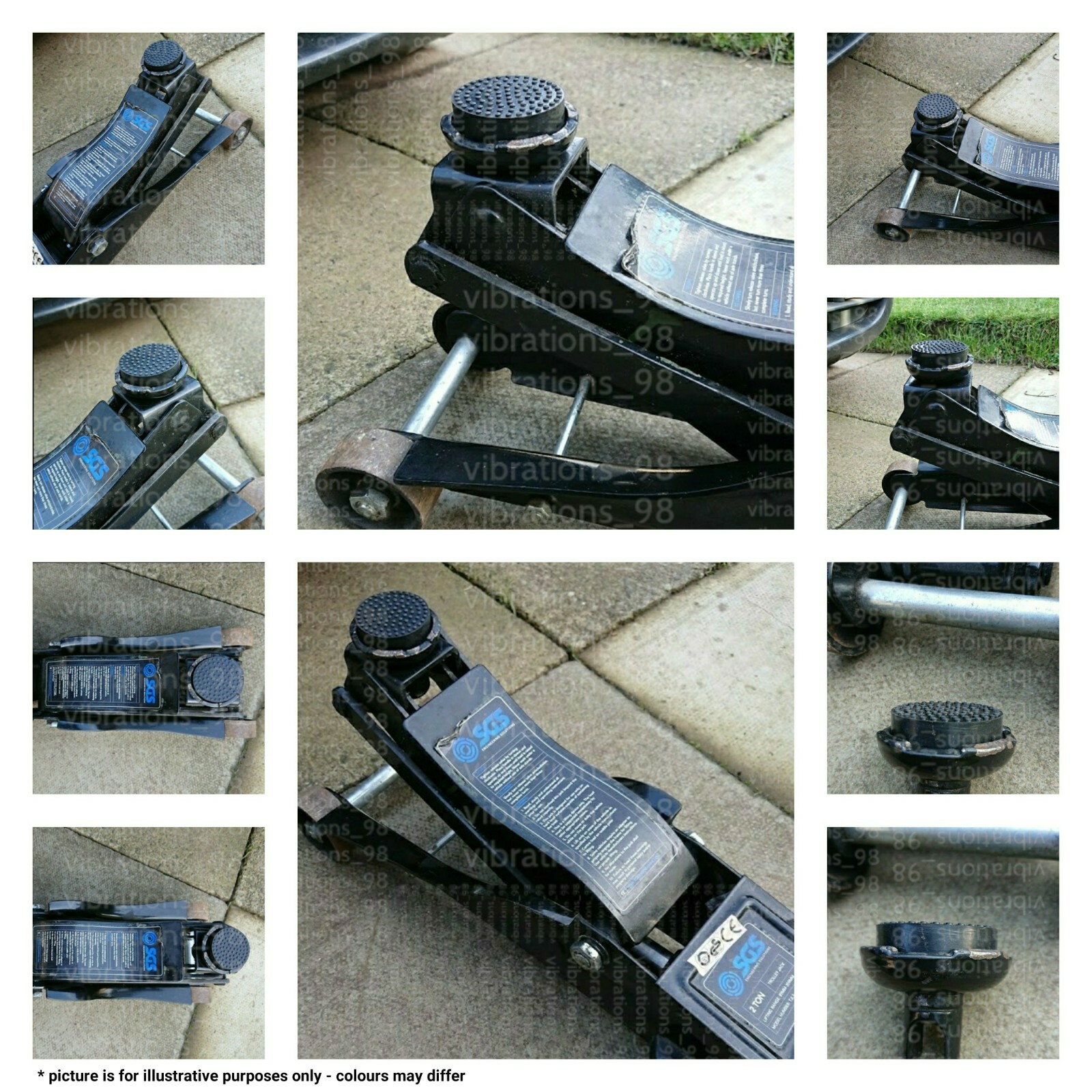 Rubber Jack Pad for 50mm Trolley Jack Saddle Cups - Fits Most 2 Ton ...