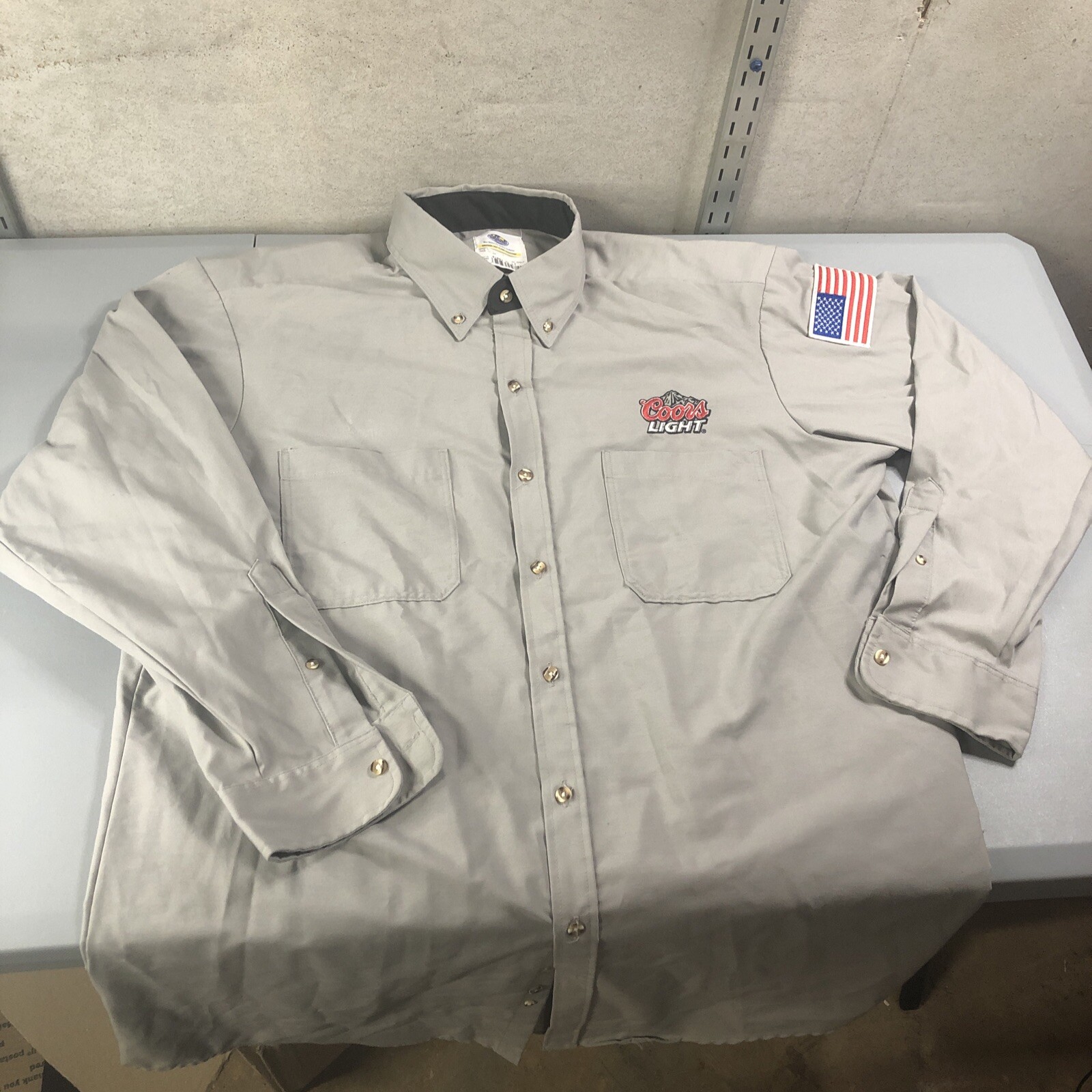 coors light beer delivery driver uniform work shirt m… - Gem