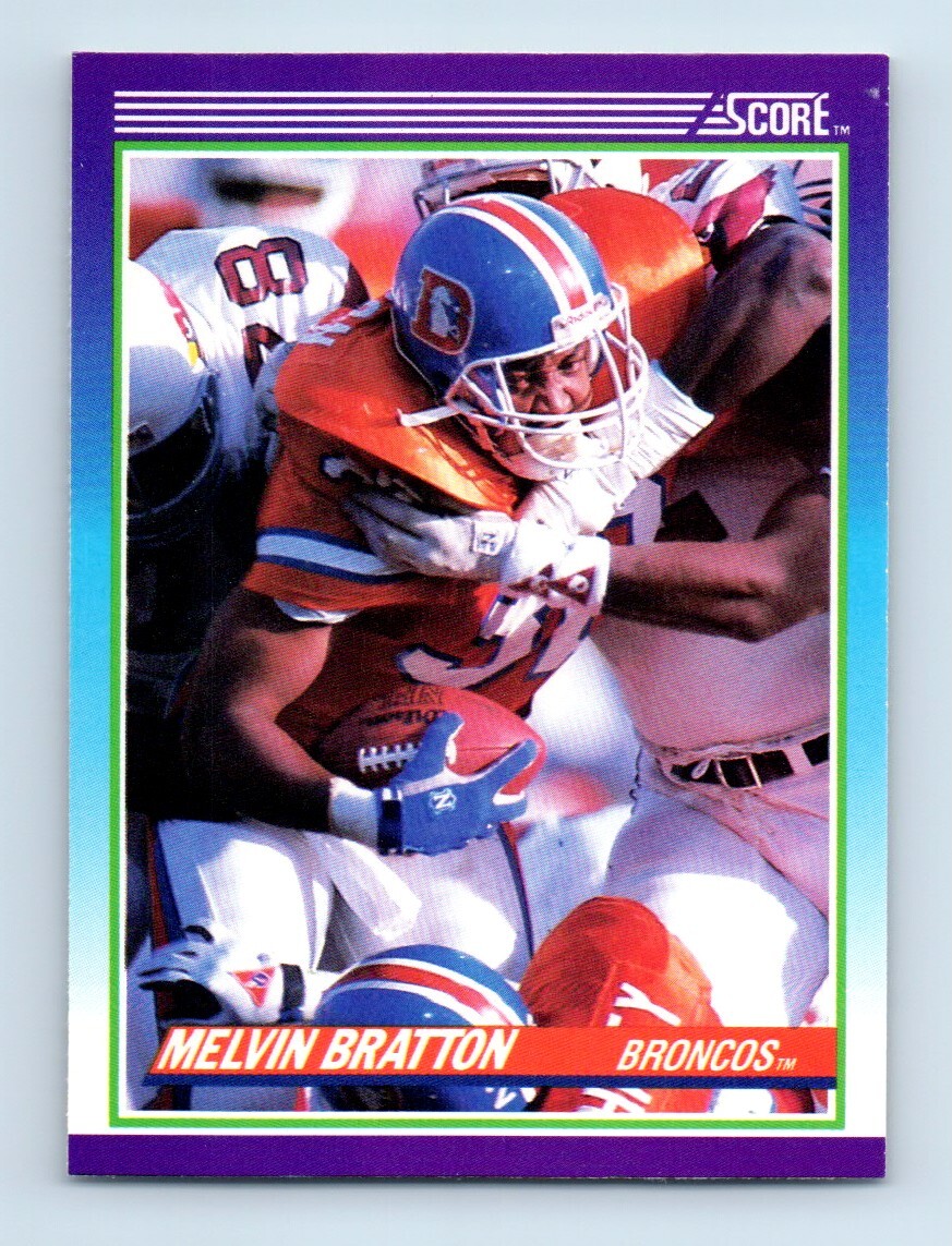 1990 Score Melvin Bratton Rookie Denver Broncos #133 | eBay