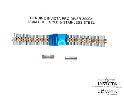 Invicta Pro Diver Stainless Steel Watch Band 22 MM Stainless Steel ...