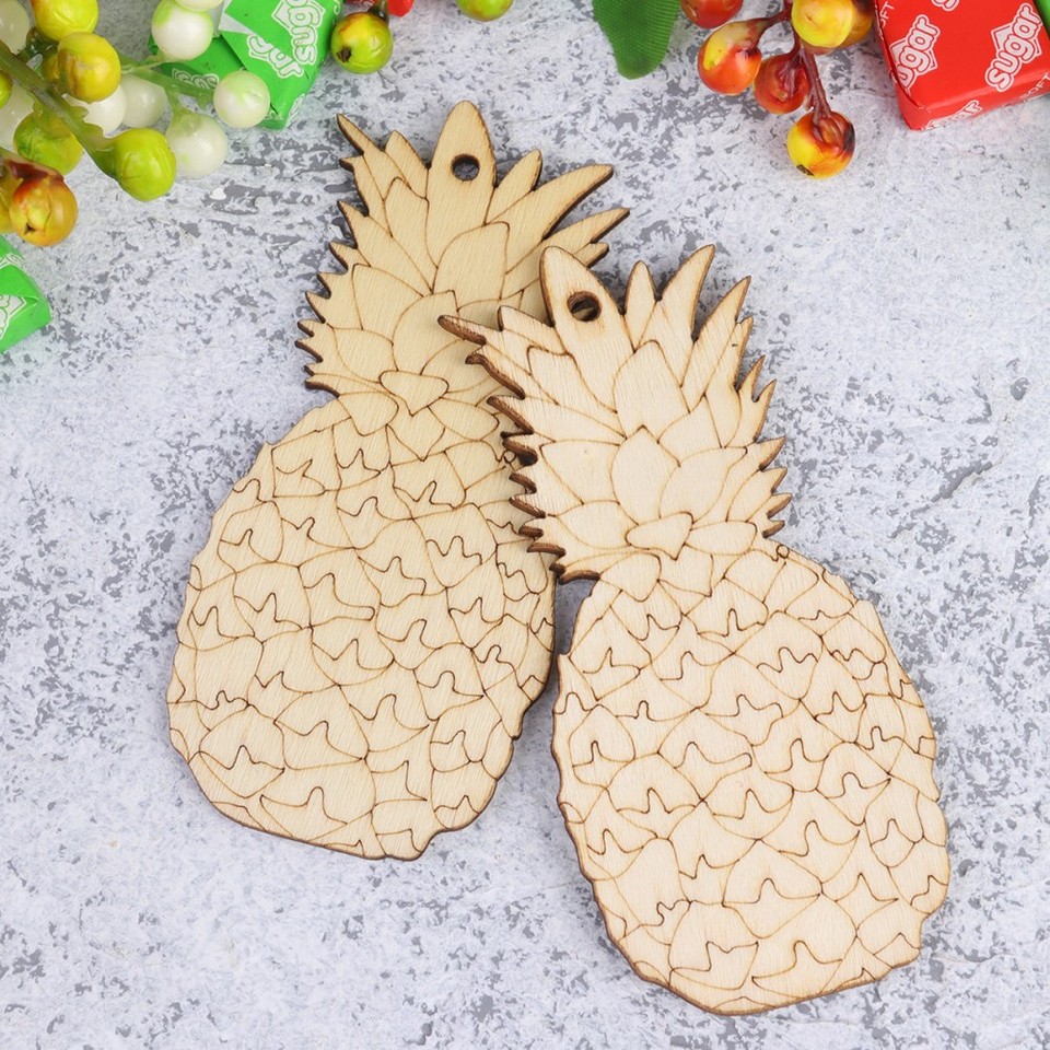 2 Pack Small Log Slices Kids-friendly Ornaments DIY Unfinished Cutout ...