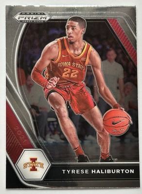 Tyrese Haliburton 2021 Panini Prizm Draft Picks #37 Iowa State Cyclones ...