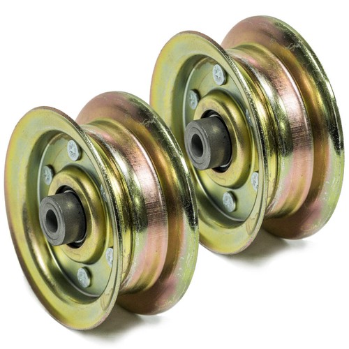2PK Flat Idler Pulley Replacement for Husqvarna Dixon Mowers 532177968 ...