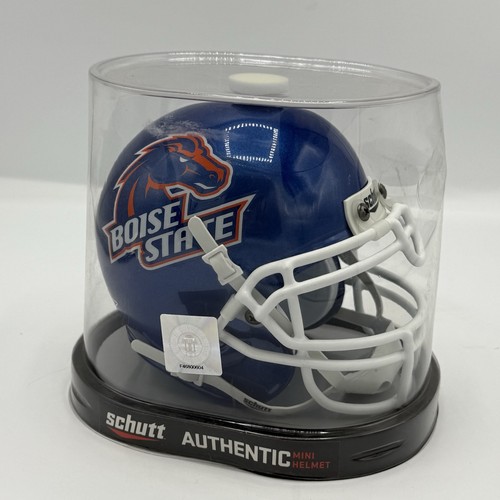 Boise State Broncos NCAA Alternate 1 (Blue) Schutt Mini Helmet!!! | eBay