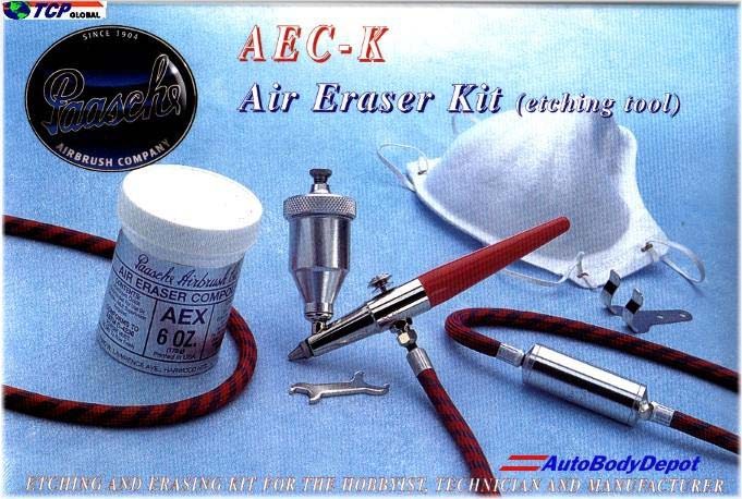 PAASCHE AIR ERASER KIT Etching Glass-Airbrush-Hobby-Art | eBay