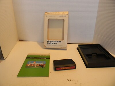 VTG TEXAS INSTRUMENTS HOME COMPUTER FOOTBALL GAME IN BOX USED UNTESTED ...