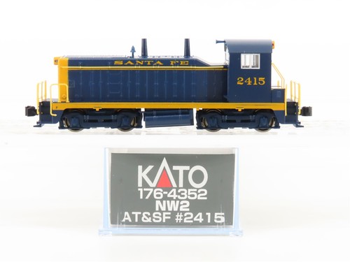 N Scale KATO 176-4352 ATSF Santa Fe EMD NW2 Diesel Switcher #2415 | eBay