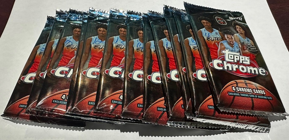 2021-22 Topps Chrome OTE Basketball Blaster Pack - SEALED LOT OF 12 ...