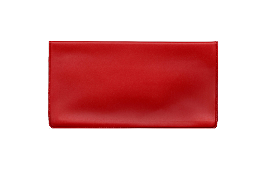 5 Checkbook Registers with 1 Vinyl Checkbook Cover for Top Tear Checks ...