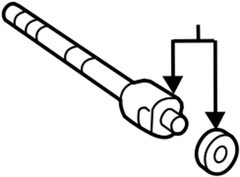 45503-39275 Toyota End sub-assy, steering rack 4550339275, New Genuine ...