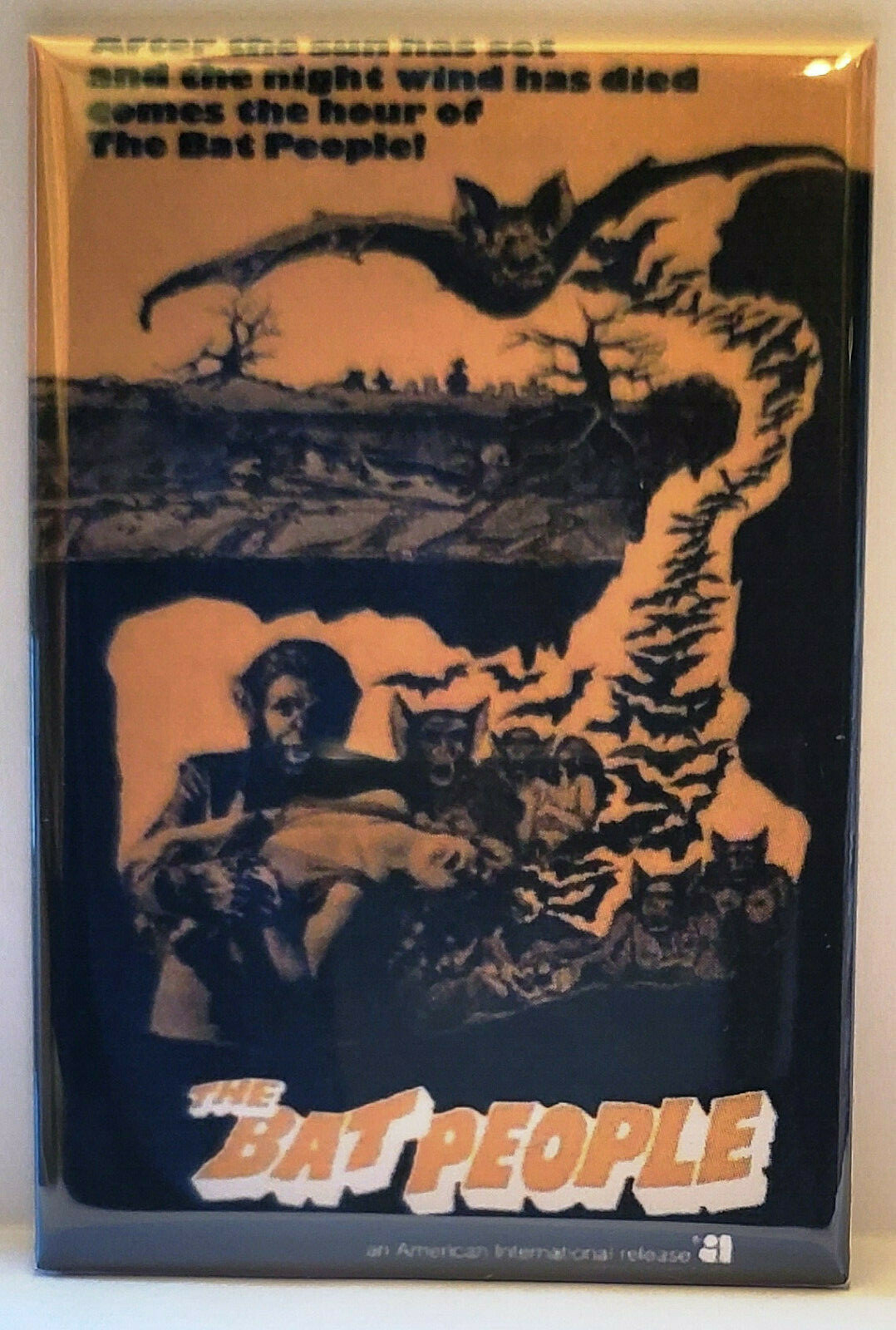Bat People Movie Poster MAGNET 2" x 3" Refrigerator Locker | eBay