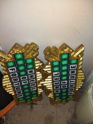 wheel of fortune arcade redemption sign parts #531 | eBay