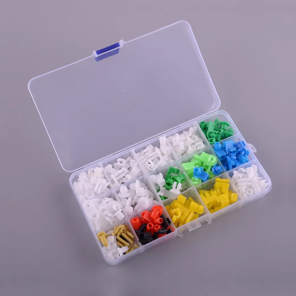 160pcs Mixed Plastic Car Door Lock Rod Clips Fasteners Retainers Rivets ...