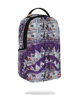 SPRAYGROUND BILLIONS IN THE BANK MONEY SPLAT BACKPACK LIMITED EDITION ...
