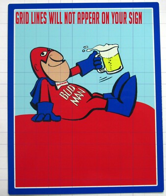 BUDMAN! CUSTOMIZABLE 8X10 ALUMINUM SIGN! A MAN CAVE MUST HAVE! FREE ...