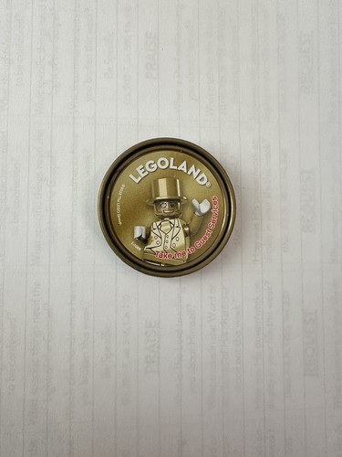 Lego LEGOLAND MR GOLD Pop Badge Rare | eBay