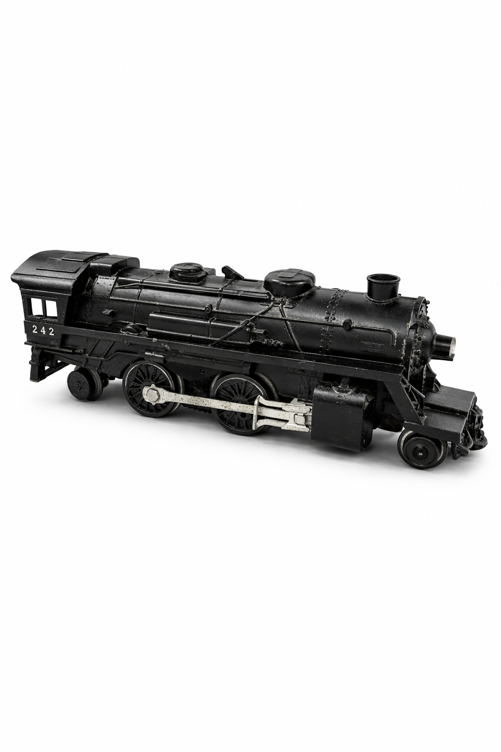 Lionel O Gauge #242 Scout Steam Locomotive 2-4-2 Black Lionel Lines w ...