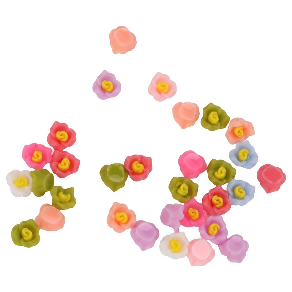 1 Box Nail Flowers 3D Three Dimensional Mini Flower DIY Nail ...