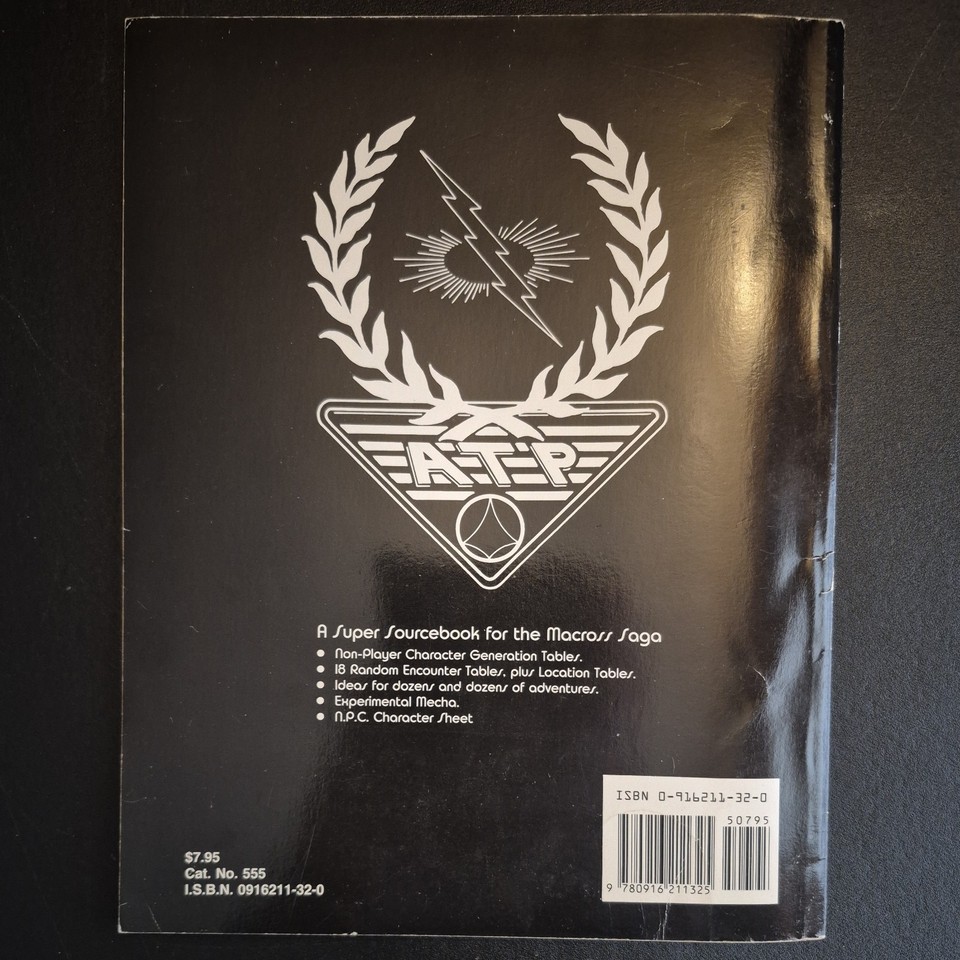 Palladium Books Robotech RPG Adventures RDF Training Program by Gary ...