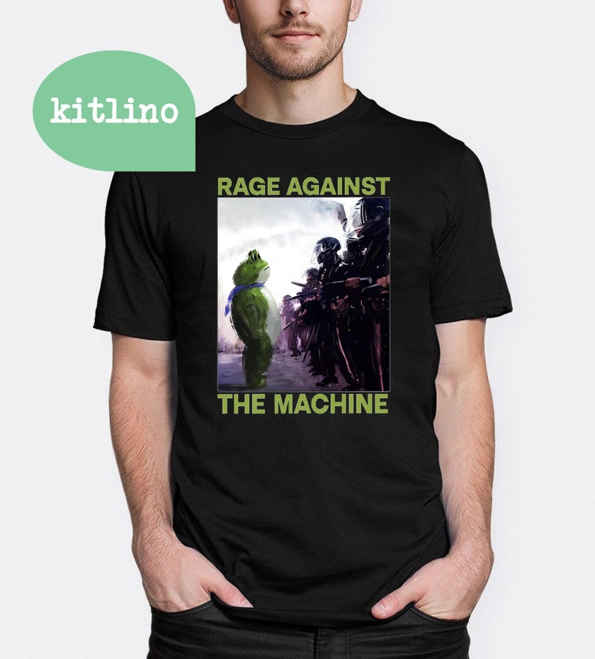 Rage Against The Machine Portland Frog Protest T-shirt | eBay