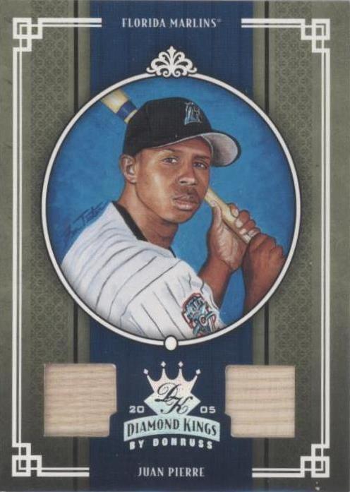 2005 Donruss Diamond Kings - Juan Pierre #99 Silver Materials /100 (MEM ...