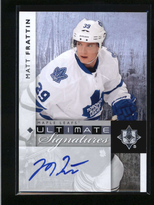 MATT FRATTIN 2011/12 UPPER DECK ULTIMATE SIGNATURES AUTOGRAPH AUTO ...